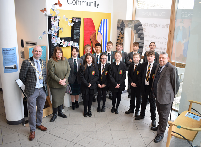 Students mark Holocaust Memorial Day at Rugby Art Gallery and Museum ...