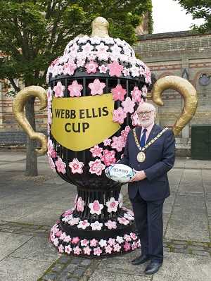 Mayor sends a Rugby World Cup 'good luck' message - Rugby Borough Council