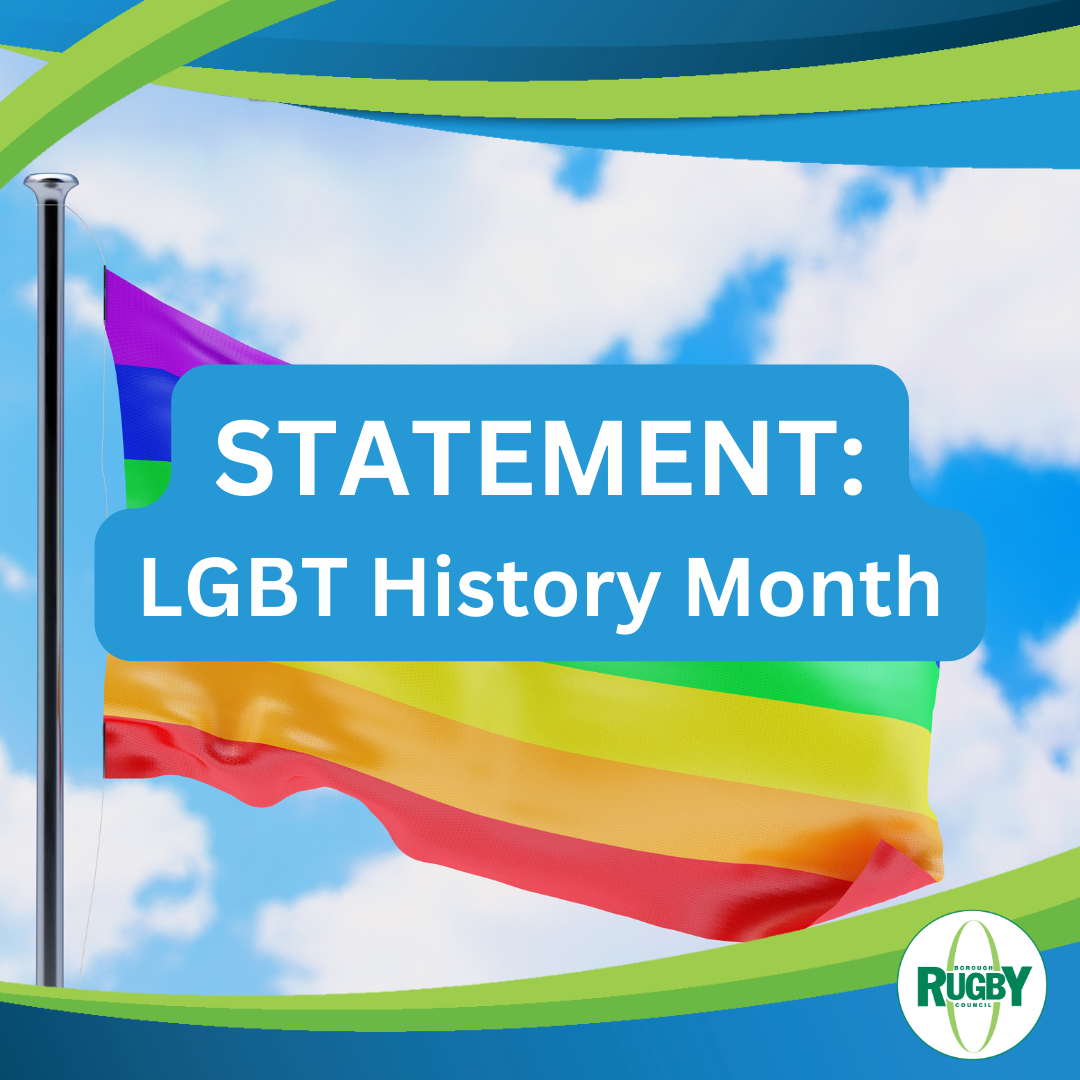 Statement: LGBT History Month - Rugby Borough Council